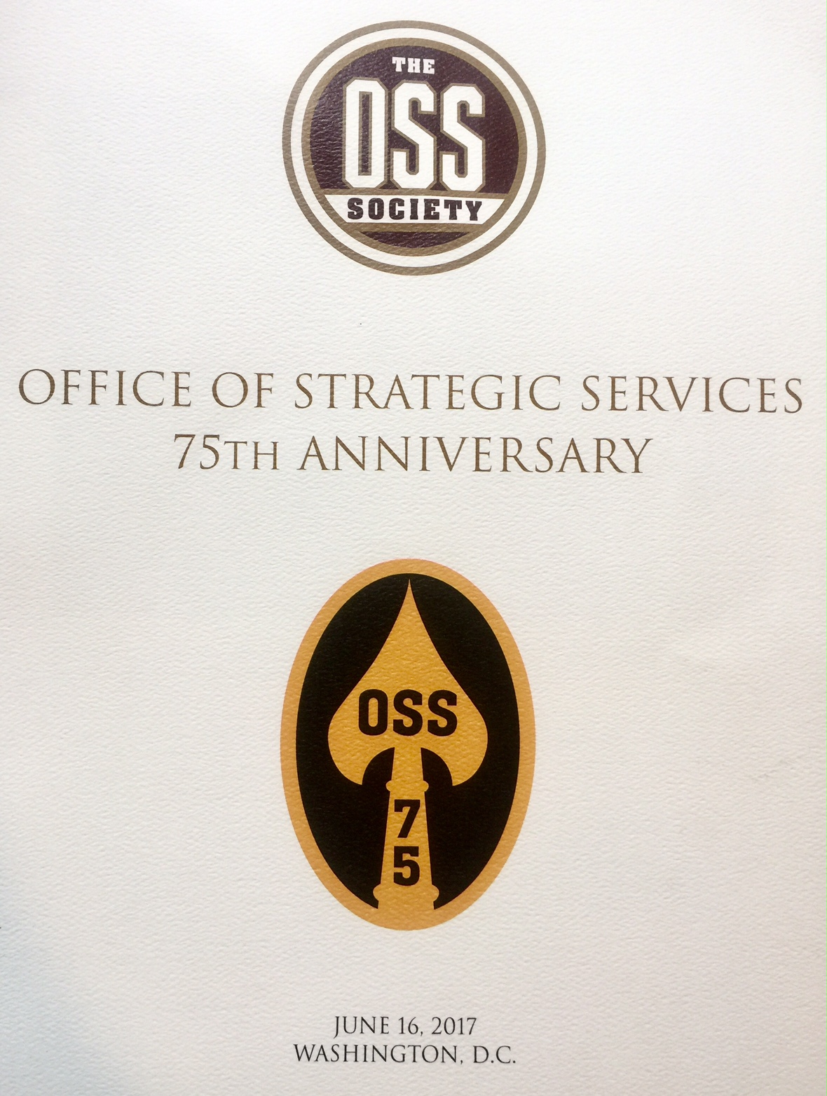 Office of Strategic Services (OSS) celebrates 75th Anniversary with ...